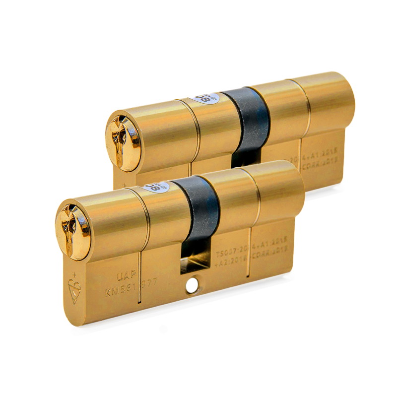 UAP Key-Key Keyed Alike Pair Euro Cylinders - Same Key Set
